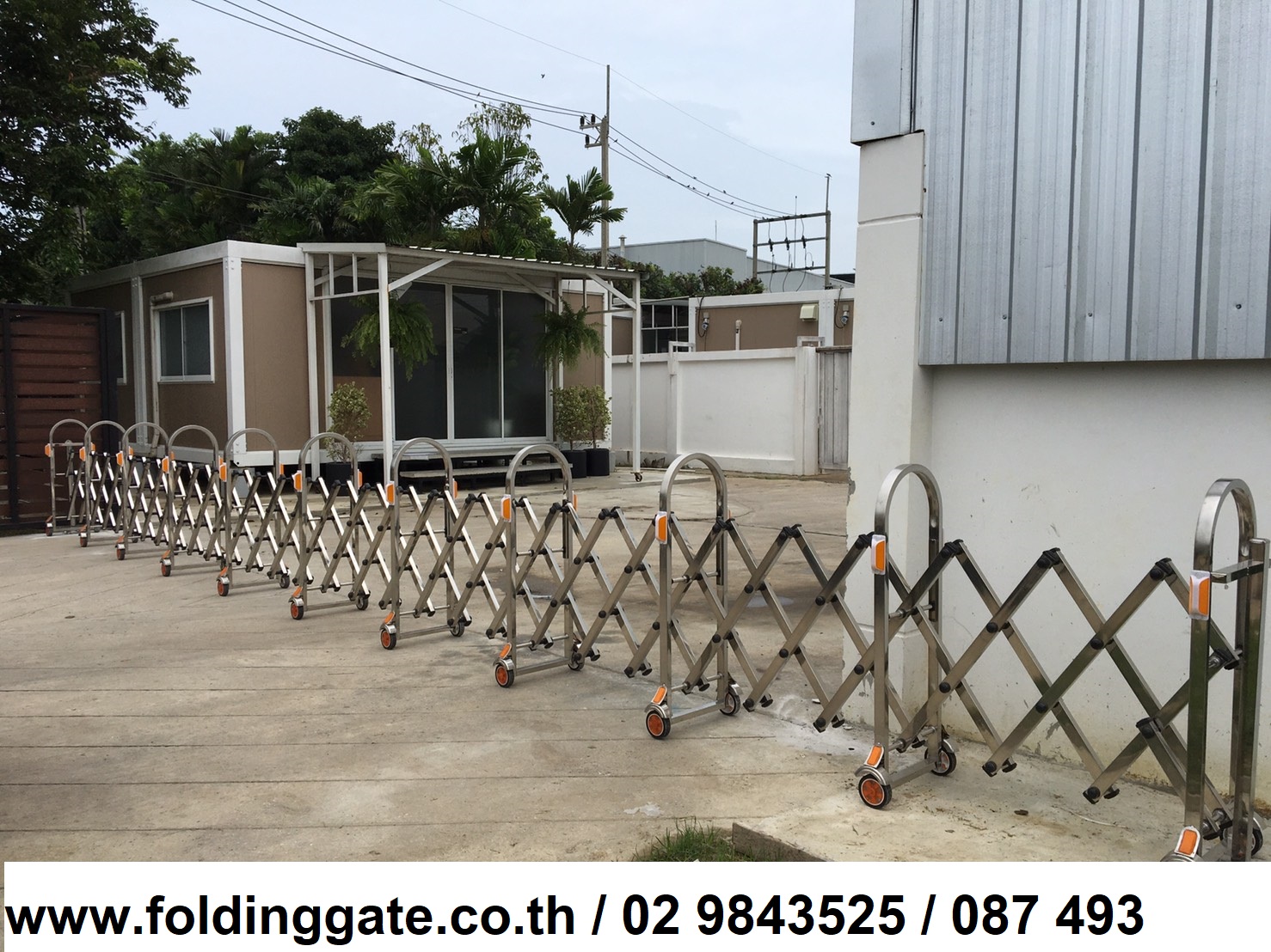 แผงกั้นยืดFolding Gate